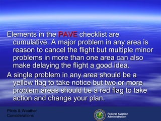 Pilots & Weather Considerations | PPT