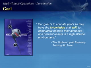 Airplane Upset Recovery: High Altitude Operations | PPT