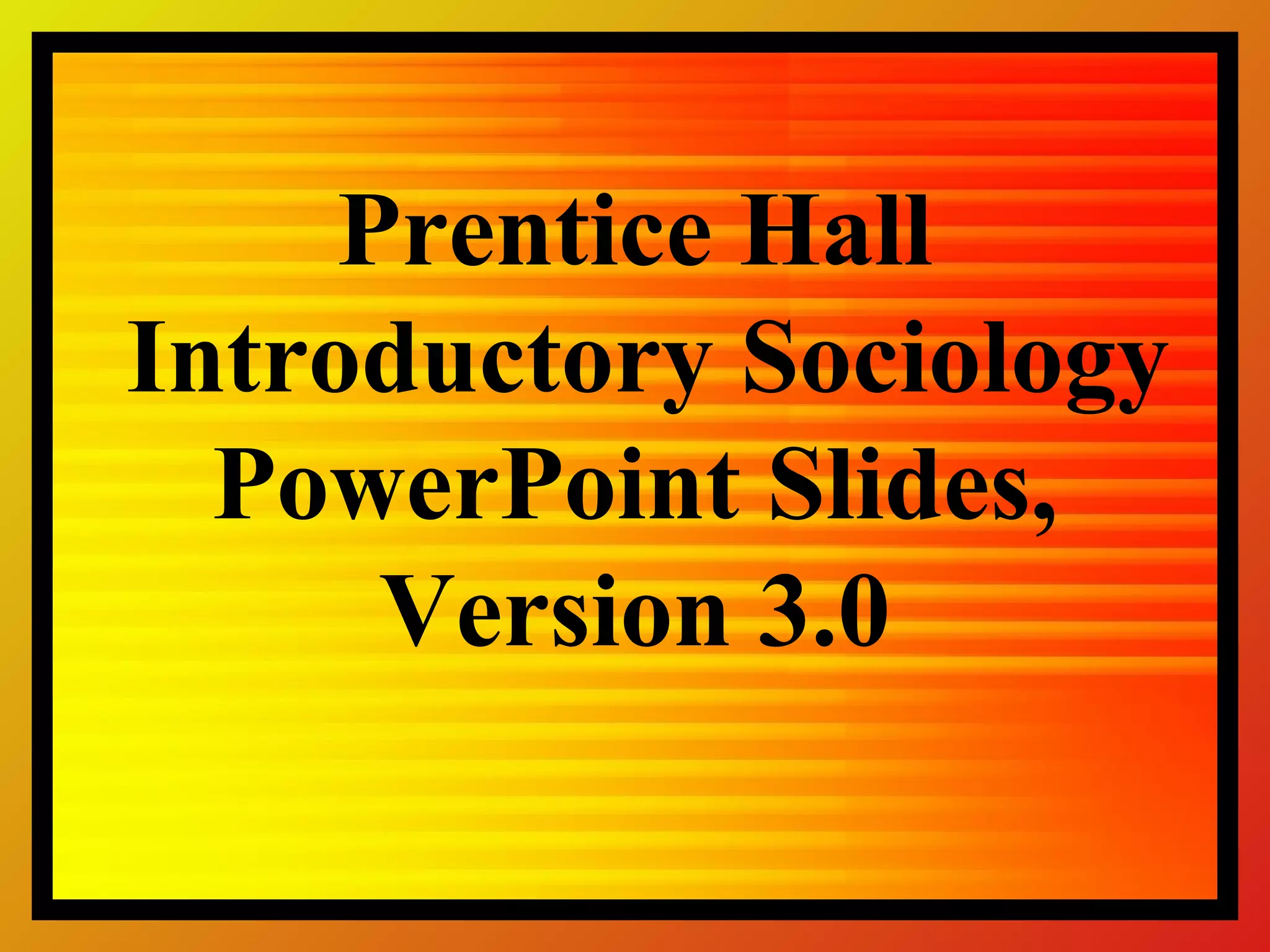 Sociology | PPT
