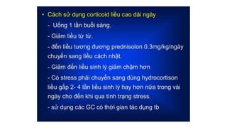 NGUYÊN TẮC SỬ DỤNG CORTICOID | PPT