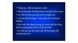 NGUYÊN TẮC SỬ DỤNG CORTICOID | PPTX