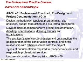 Architectural Professional Practice - Introduction | PPT