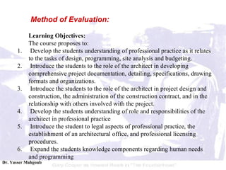 Architectural Professional Practice - Introduction | PPT