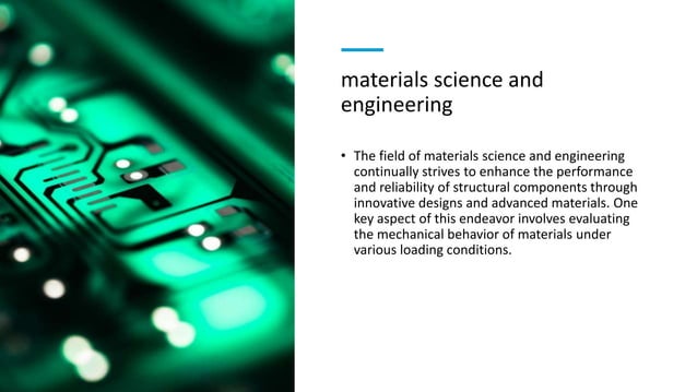 materials science and engineering slides | PPT