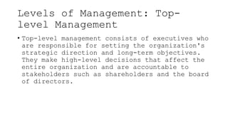 PME Presentation , Functions of Managers | PPTX