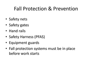 Construction Safety - Fall Protection | PPTX