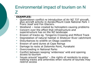 The impact of tourism on a host country | PPT
