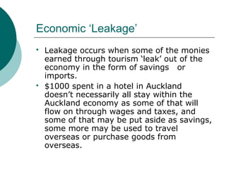 The impact of tourism on a host country | PPT