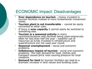The impact of tourism on a host country | PPT