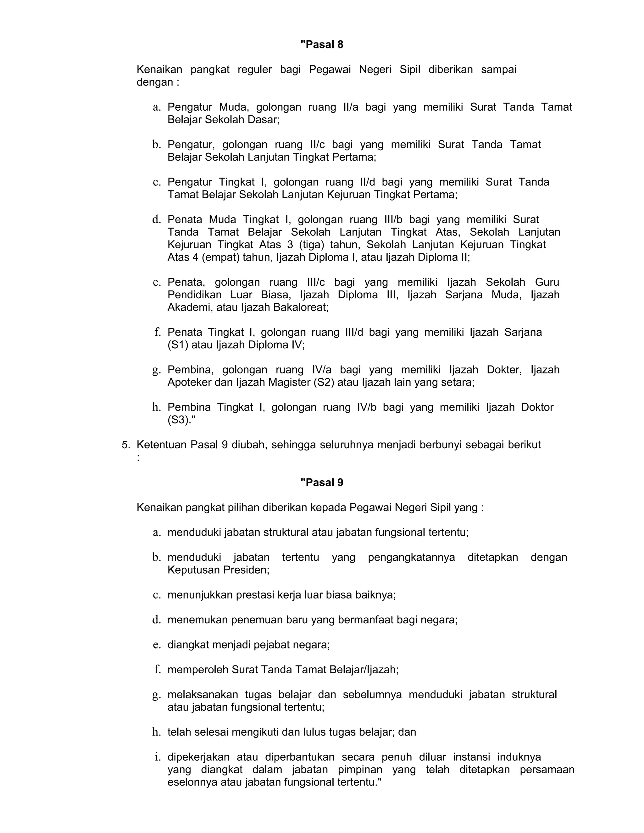 Pp 12 2002 pengangkatan pns | PDF