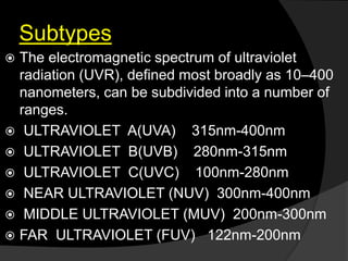 ULTRAVIOLET WAVES | PPTX