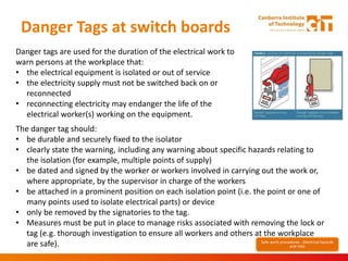 Pp 13 electrical hazards, risks and controls | PPTX