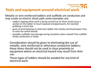 Pp 13 electrical hazards, risks and controls | PPTX