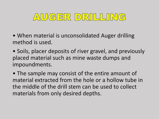 SAMPLING IN GEOLOGY | PPTX | Geology | Science