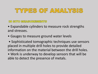 SAMPLING IN GEOLOGY | PPTX