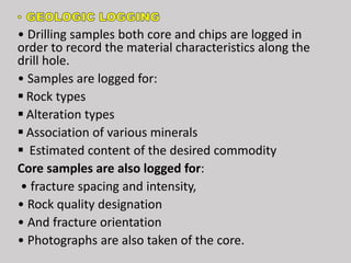 SAMPLING IN GEOLOGY | PPTX