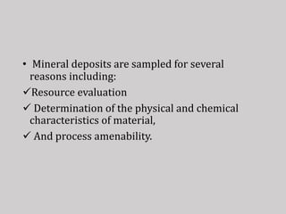 SAMPLING IN GEOLOGY | PPTX
