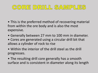 SAMPLING IN GEOLOGY | PPTX