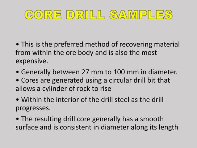 SAMPLING IN GEOLOGY | PPTX | Geology | Science