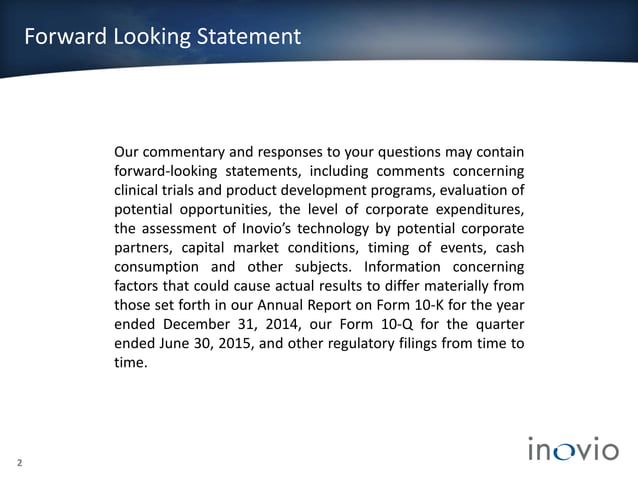 Inovio Pharmaceuticals | PPT