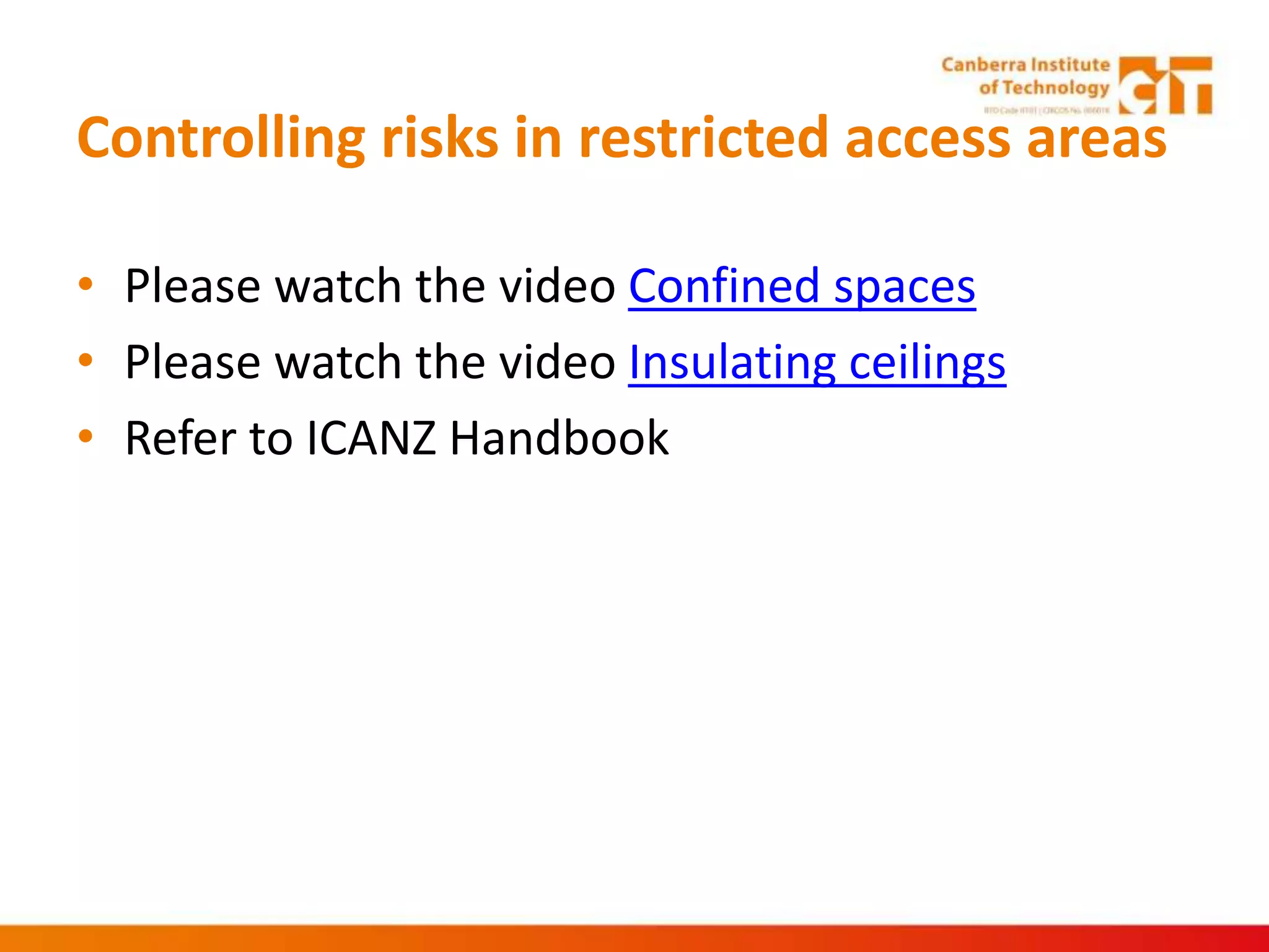 Pp 16 common insulation hazards and controls | PPTX
