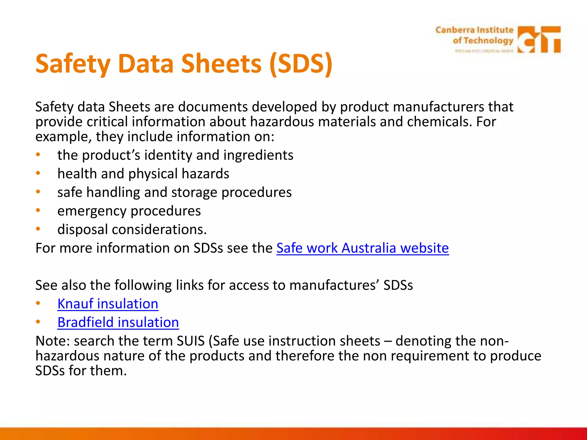 Pp 16 common insulation hazards and controls | PPTX