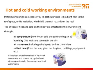Pp 16 common insulation hazards and controls | PPTX