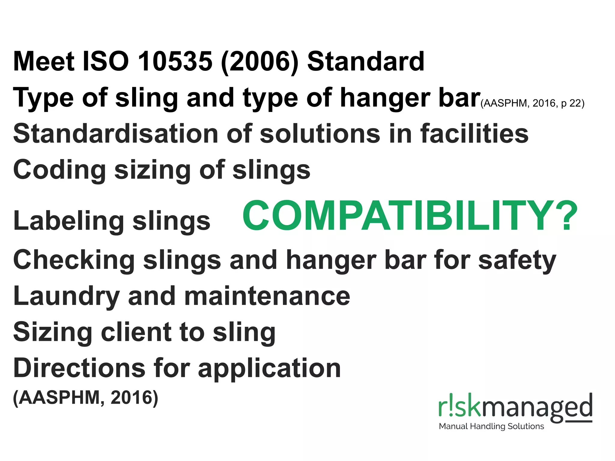 Hoist Sling Compatibility - Is a loop a loop? | PPTX