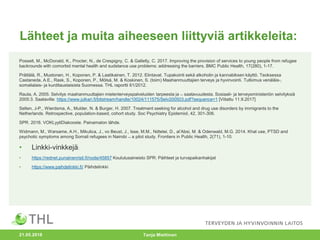 Päihdepäivät 2018, seminaari 11: Miettinen | PPT