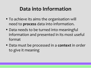 Pp1 data, information & knowledge | PPT