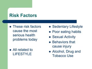 Uncontrollable Risk Factors Health
