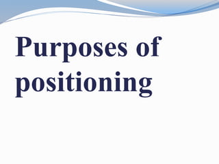 Positioning a patient | PPTX