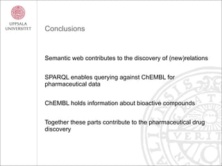 Pharmaceutical Knowledge retrieval through Reasoning of ChEMBL RDF | PPT