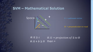 Support Vector Machine Classifiers | PPT