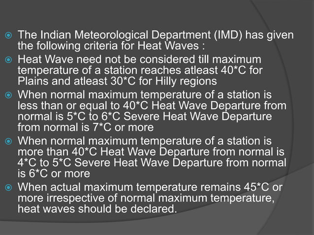 HEAT WAVE | PPTX | Weather | Science