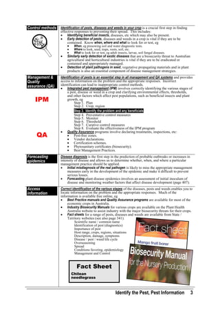 plant protection training material for students | PDF