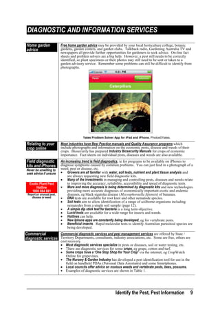 plant protection training material for students | PDF