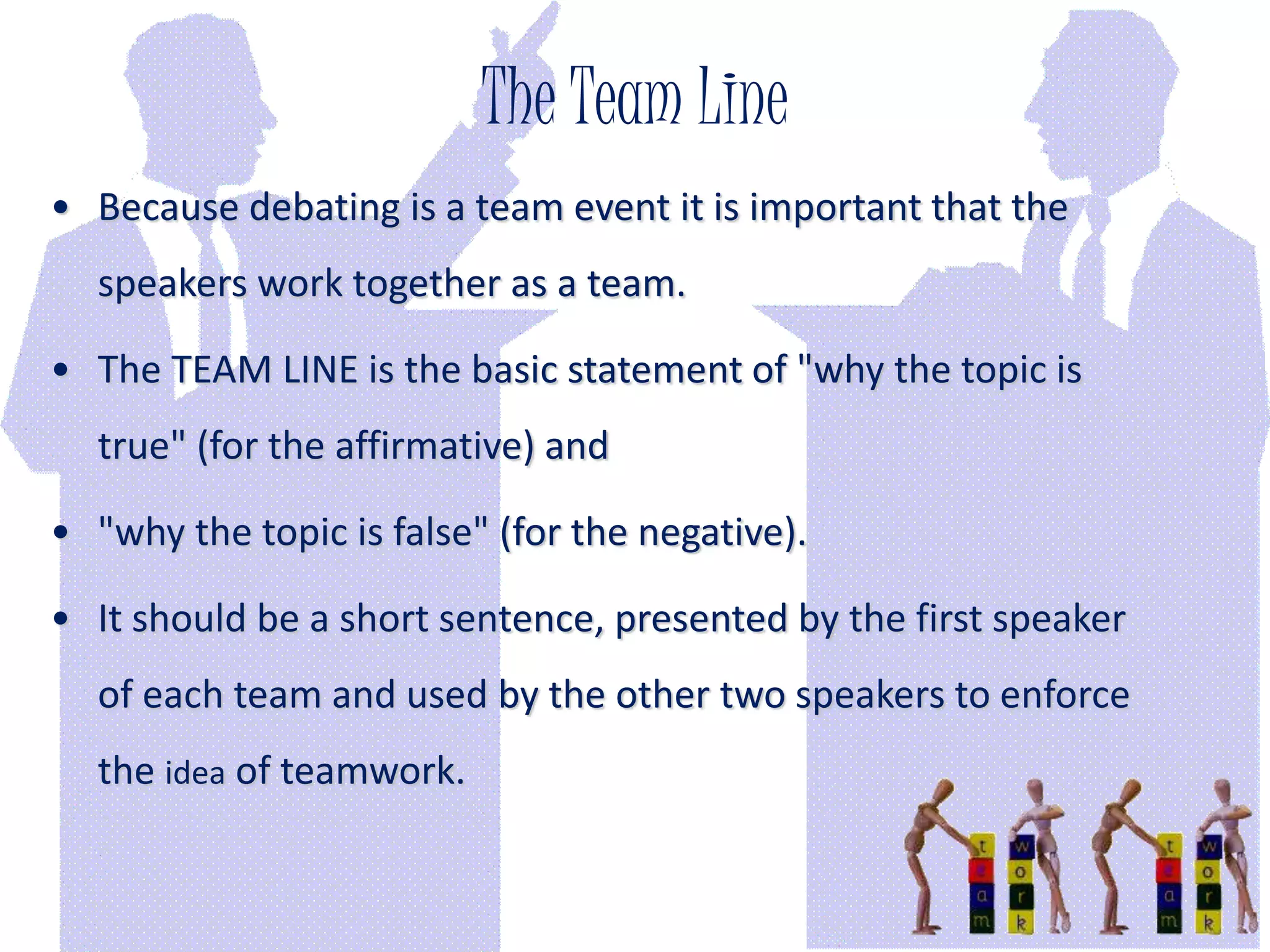 BASIC DEBATING SKILLS | PPTX