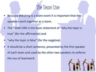 BASIC DEBATING SKILLS | PPTX