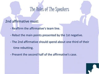 BASIC DEBATING SKILLS | PPTX