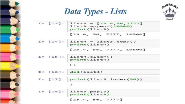Python Data-Types | PPTX Python Data-Types | PPTX