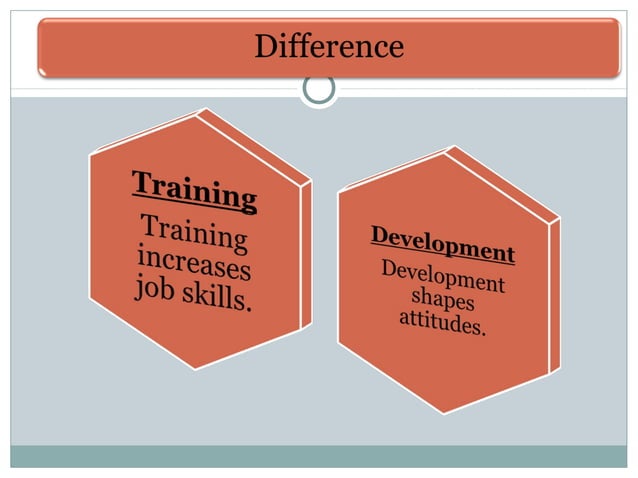 Pp2 difference between training & development | PPT