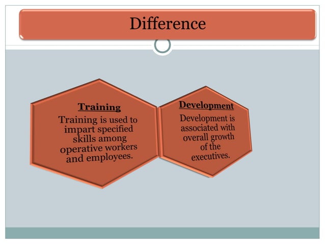 Pp2 difference between training & development | PPT