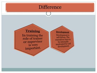 Pp2 difference between training & development | PPT