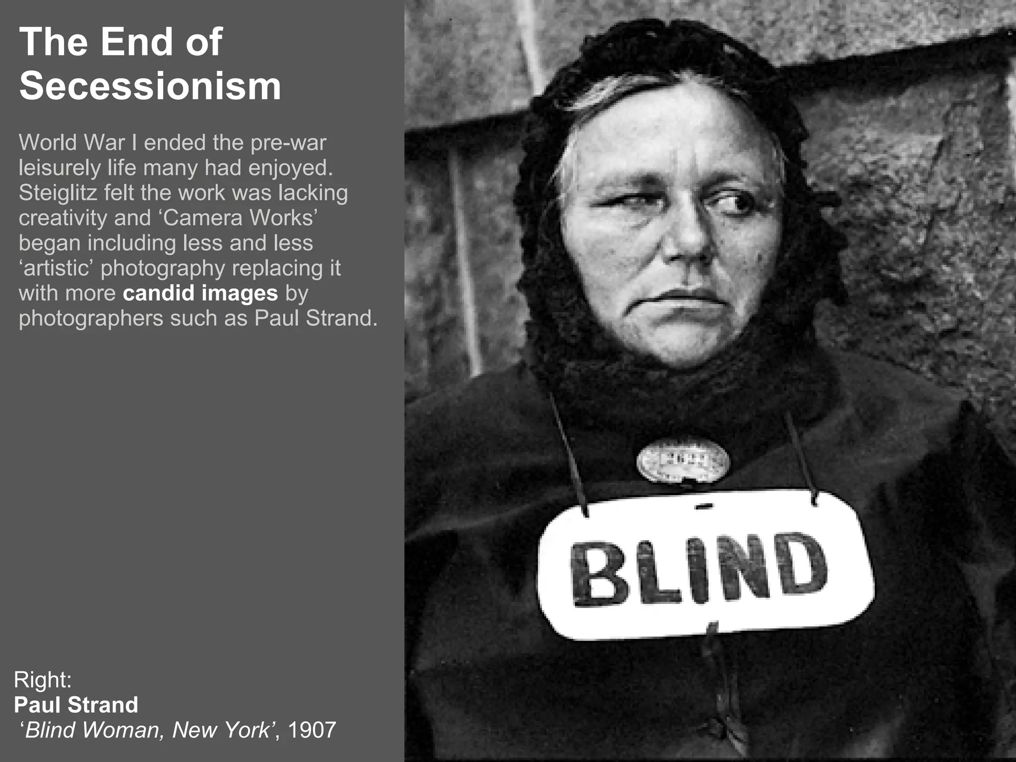 Photo-Secession 1820-1930s | PPT | Photography | Arts and Crafts