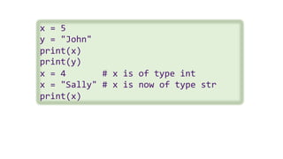 python- Variables and data types | PDF