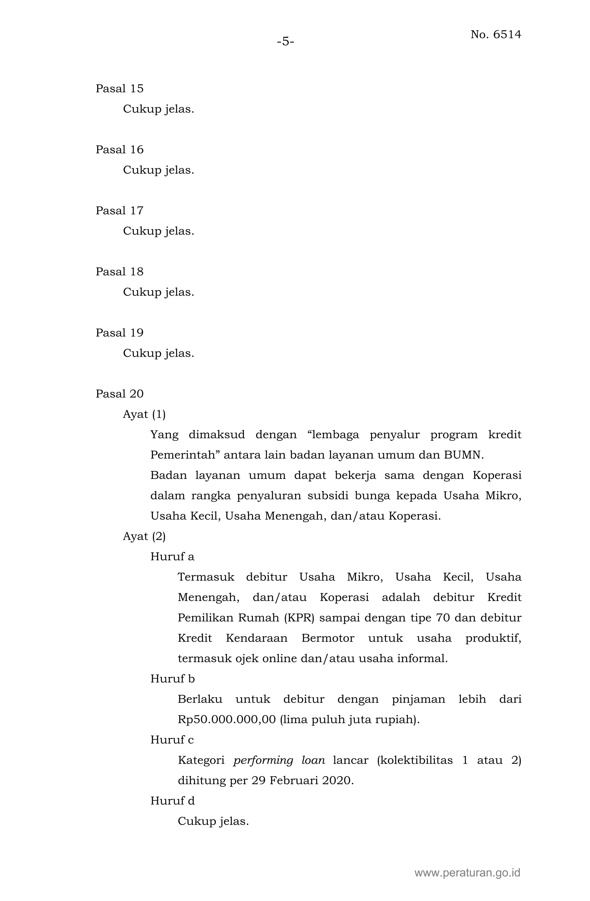 Lampiran Peraturan Pemerintah Nomor 23 Tahun 2020 | PDF Lampiran Peraturan Pemerintah Nomor 23 Tahun 2020 | PDF