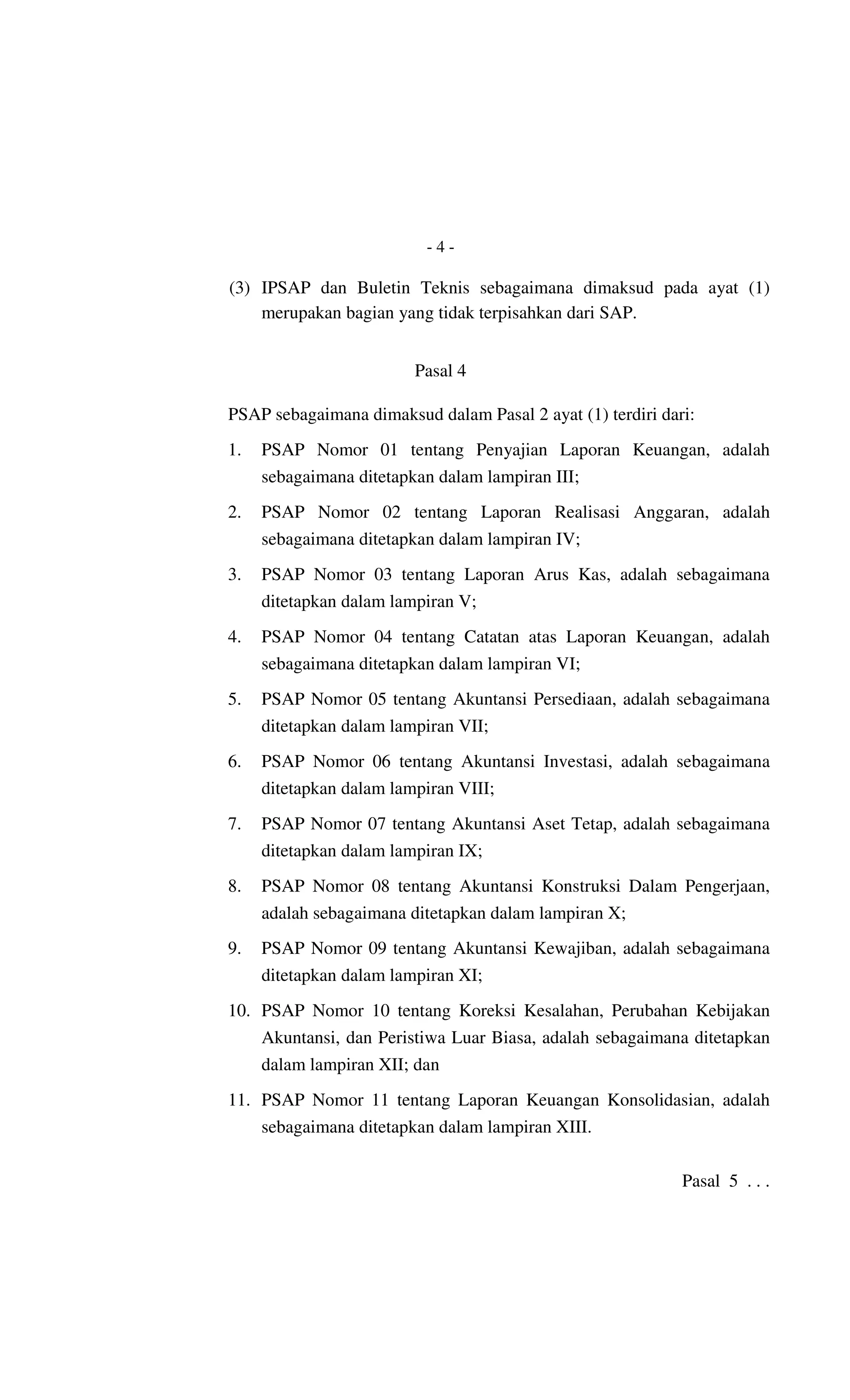 Peraturan Pemerintah No. 24 Tahun 2005 tentang Standar Akuntansi Pemerintah | PDF