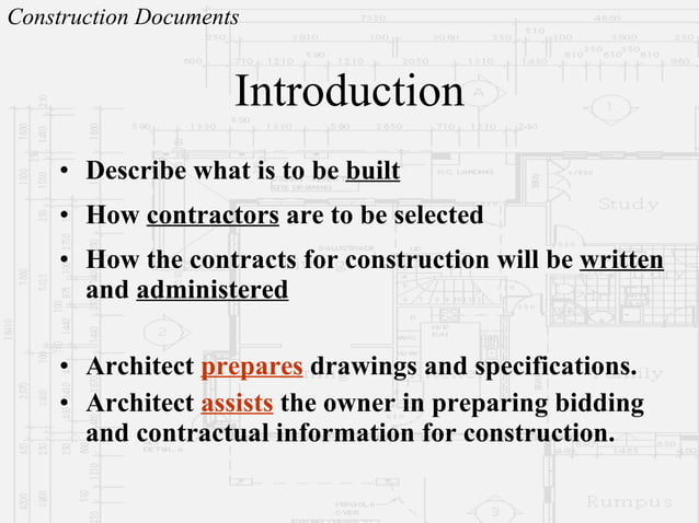 Architectural Professional Practice - Construction Documents | PPT ...