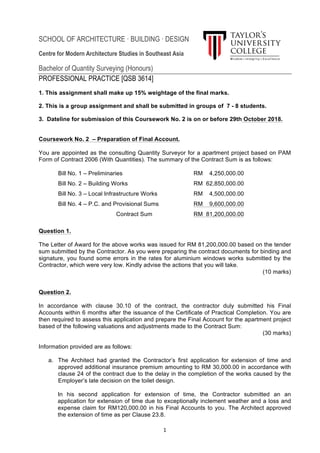 Pp2 coursework 2 201808 | PDF